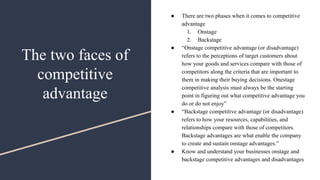 Developing A Competitive Strategy- BA 422W | PPT
