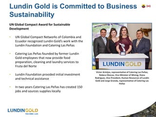 Lundin Gold Corporate Presentation, December 2017 | PDF