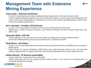 Lundin Gold Corporate Presentation, December 2017 | PDF