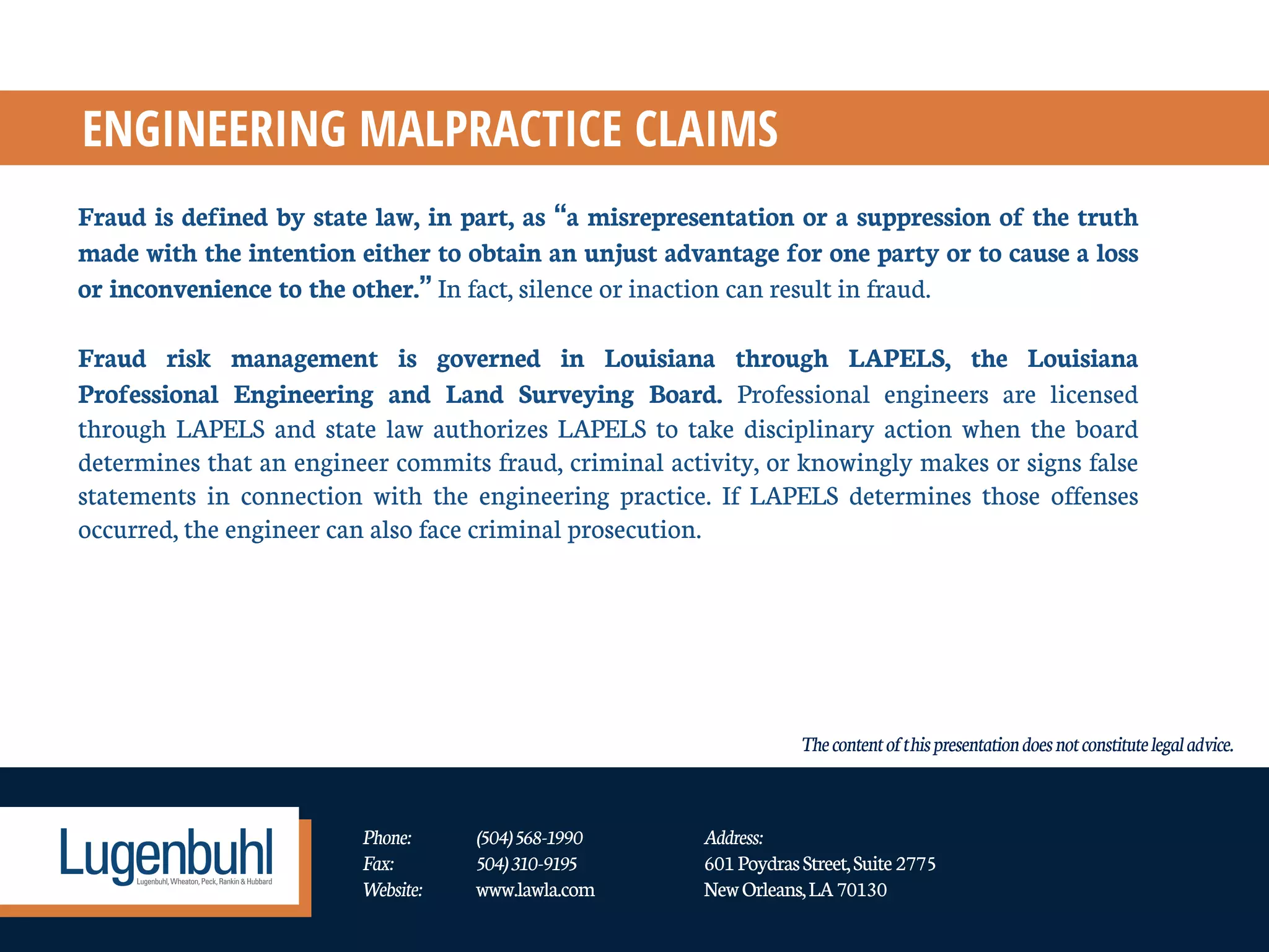 Engineering Malpractice Claims | PDF