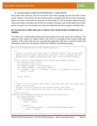 Luhn algorithm | PDF | Programming Languages | Computing