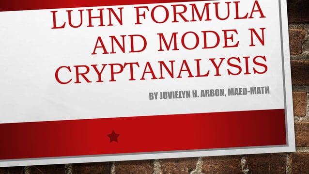 Project sa Master's degree LUHN FORMULA.pptx