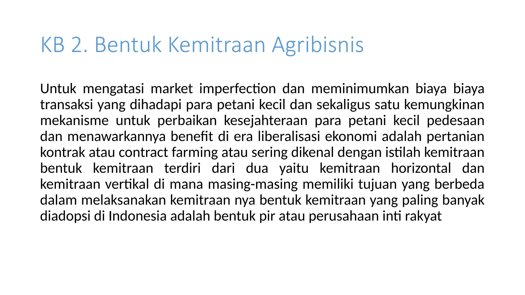 Materi Perkuliahan Dasar-dasar Agribisnis 3 | PPTX