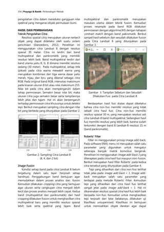 Perbandingan Metode Roberts’ Filter, Segmentasi dan Band Ratio Pada ...