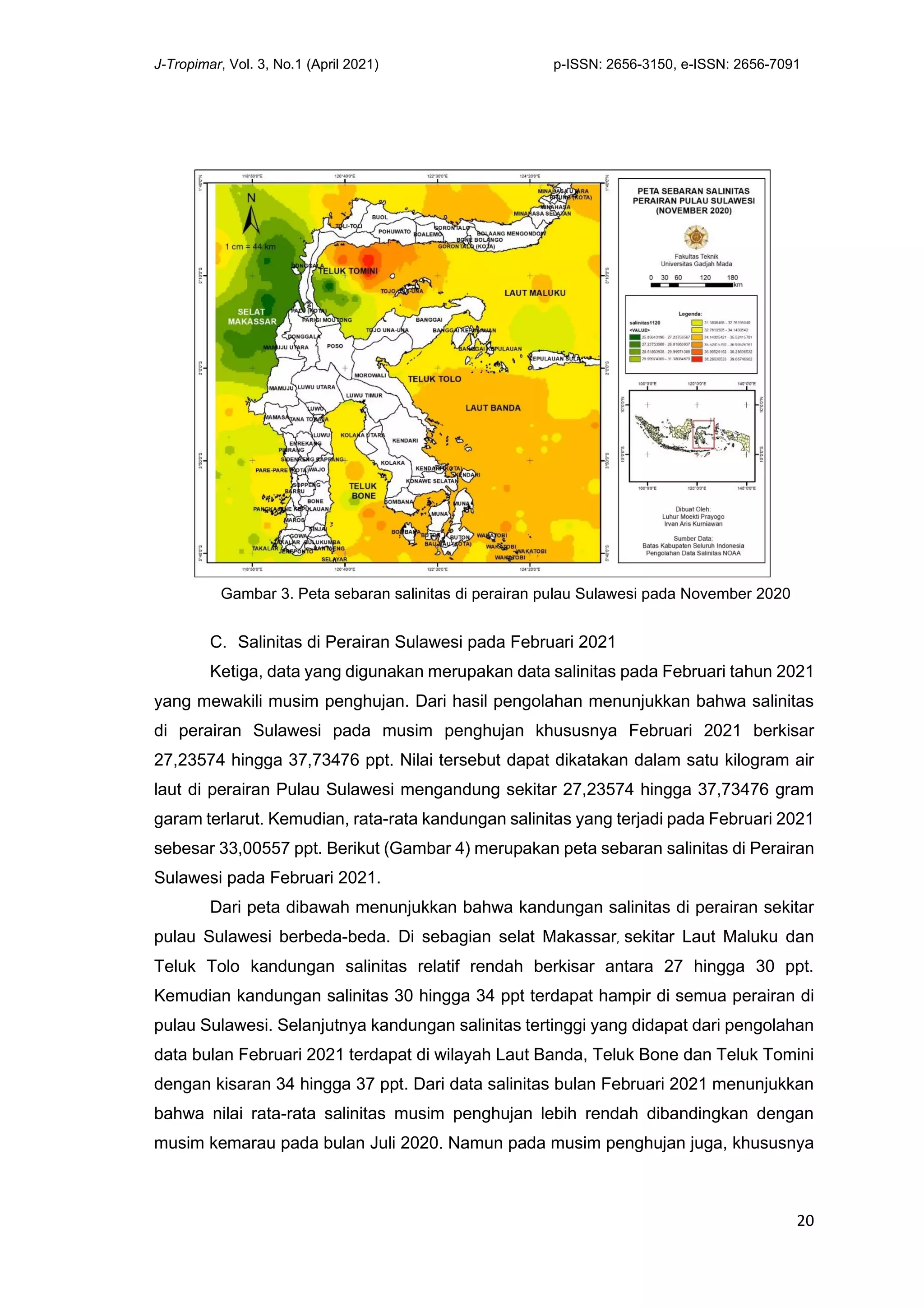 Studi Parameter Oseanografi Fisika dan Kimia di Perairan Pulau Sulawesi ...