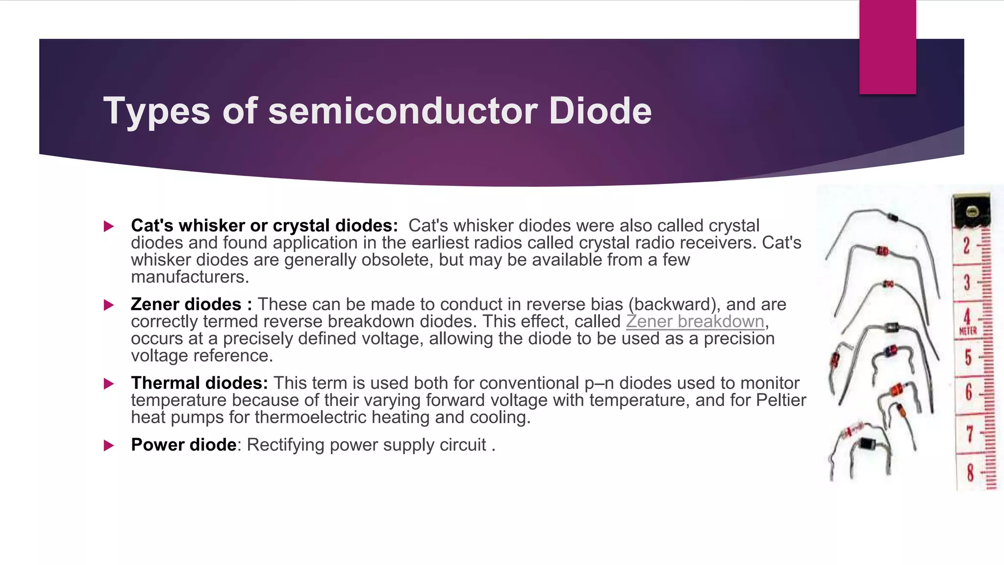 Diode and Applications of diode | PPT