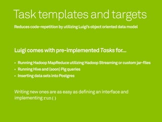 Luigi PyData presentation | PDF