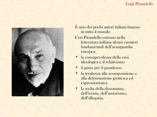 Luigi pirandello 1 | PPT