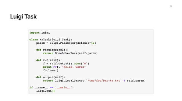 Luigi presentation NYC Data Science