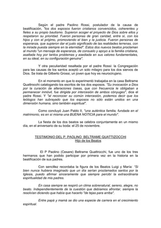 Luigi Y MaríA Beltrame Quattrocchi | PDF