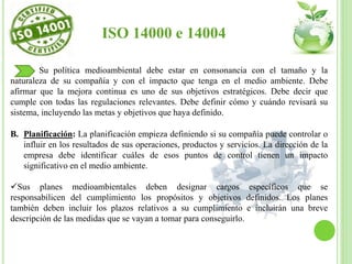 NORMAS 14000 y 14004 | PPTX