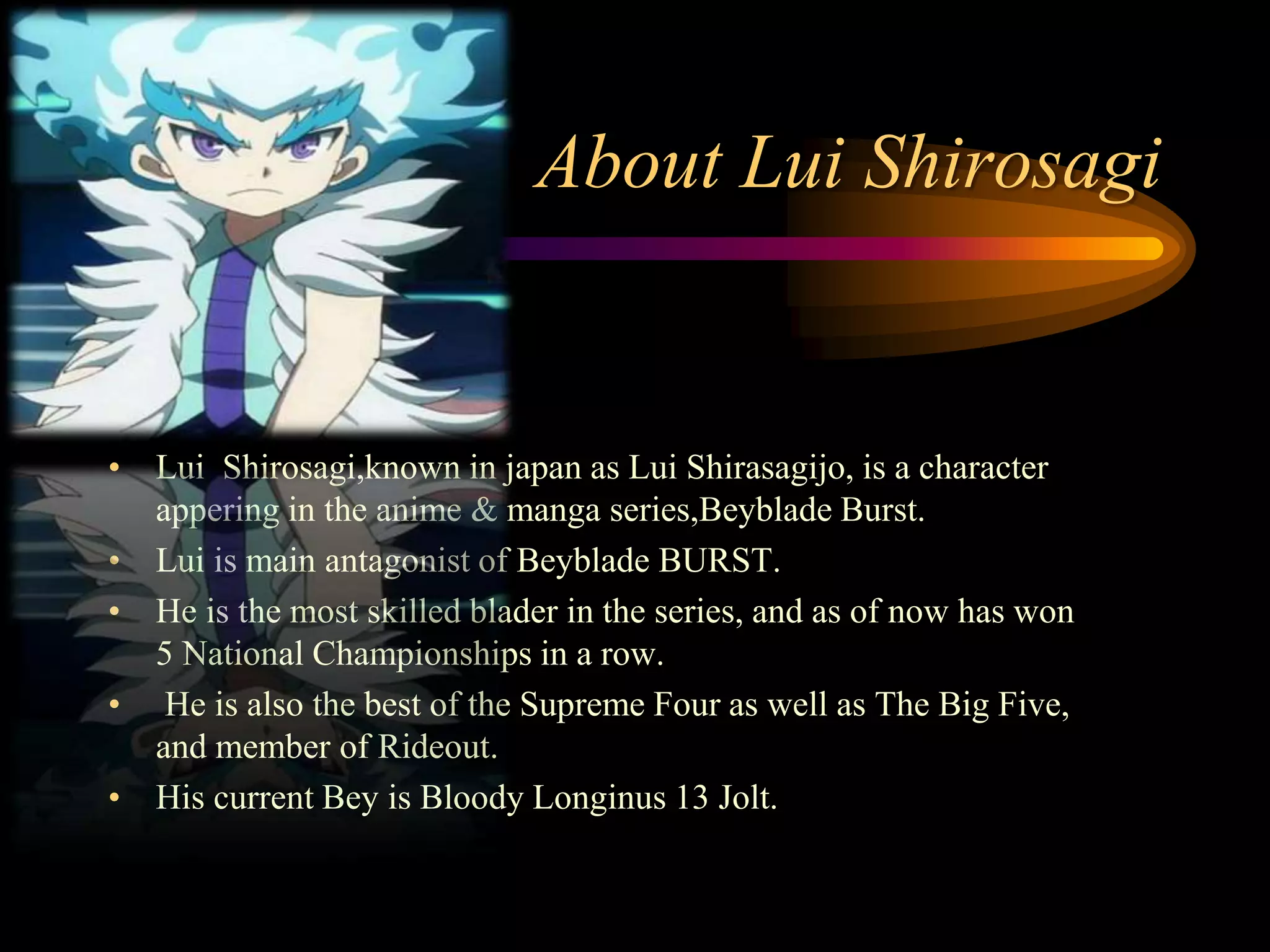 Lui shirosagi | PPTX
