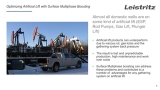 OPTIMIZING ARTIFICIAL LIFT WITH SURFACE MULTIPHASE BOOSTING | PDF