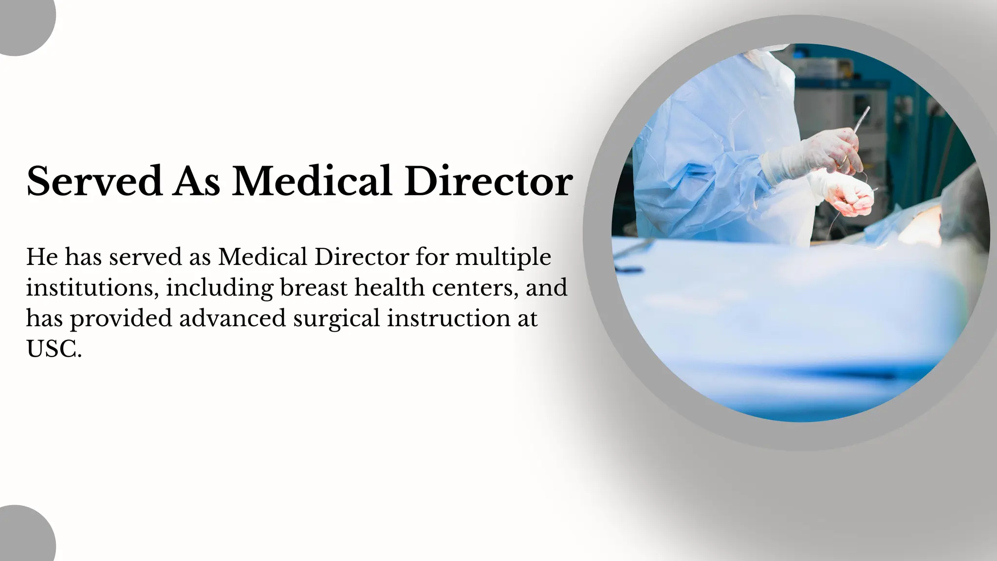 Luis Nugent - An Accomplished Surgeon | PDF