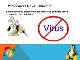 Luis raul xavi_yoandry_linux vs windows | PPT