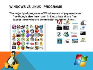 Luis raul xavi_yoandry_linux vs windows | PPT