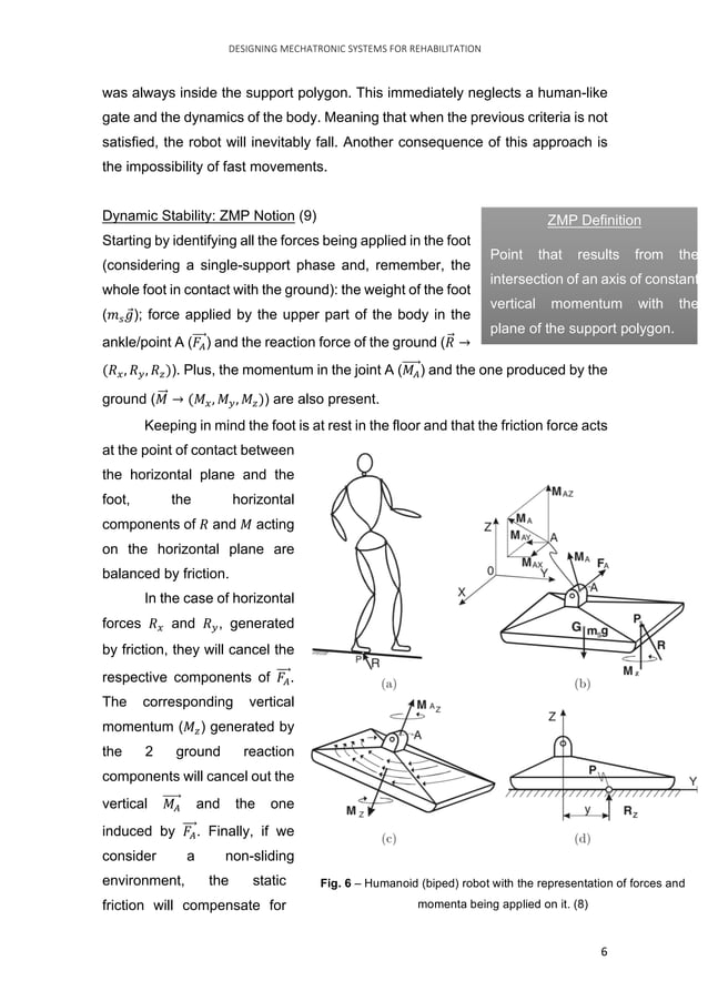 Human Balance - Anatomy & ZMP | PDF