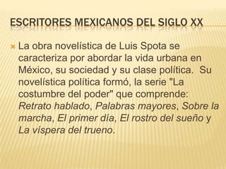 Luis spota | PPT