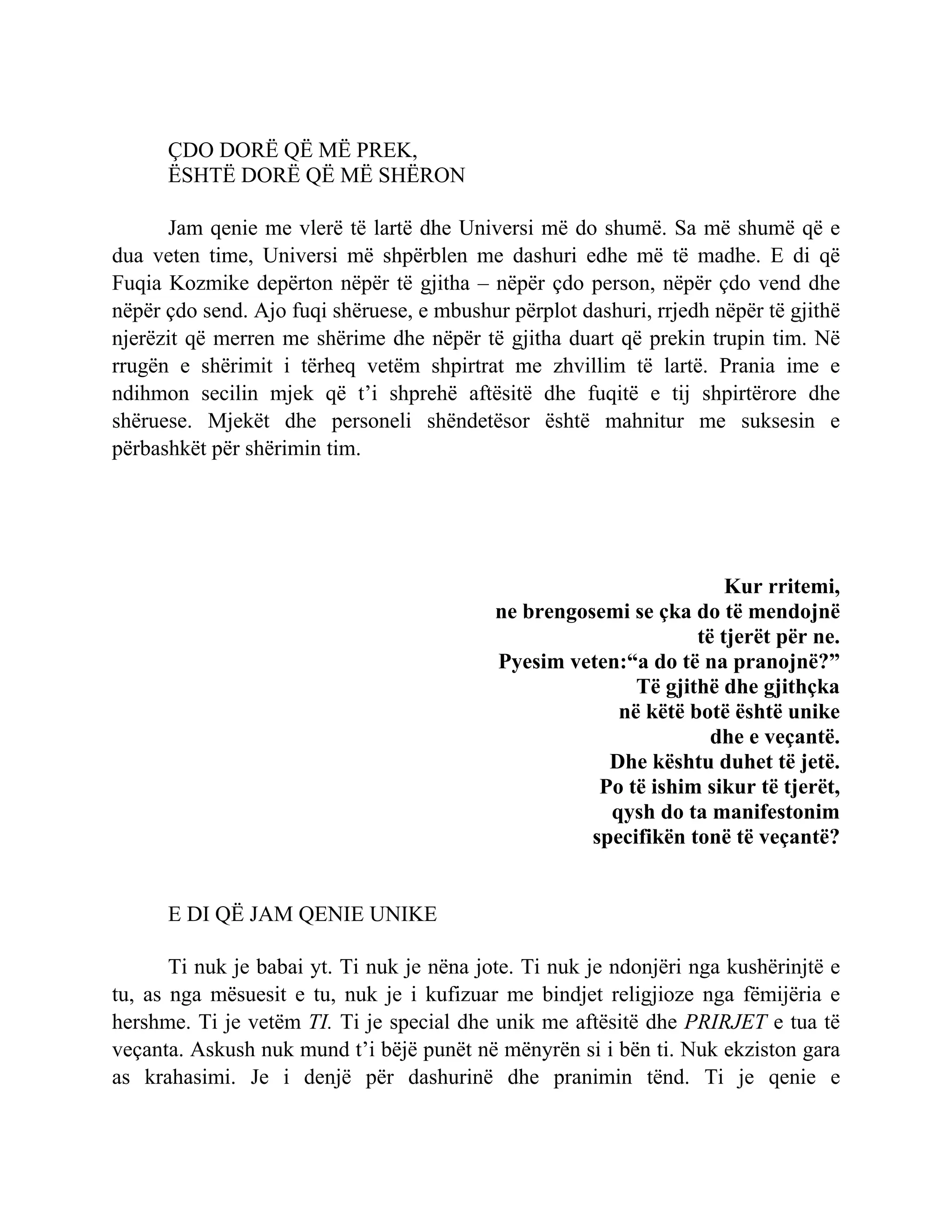 Lujza l. Hej ``Mendimet E Zemres`` | PDF