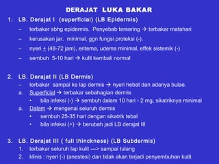 Luka bakar | PPT