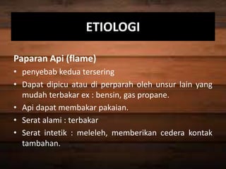 Luka Bakar (Combustio) dan Penanganan Pertama .pptx