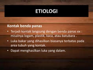 Luka Bakar (Combustio) dan Penanganan Pertama .pptx