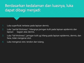 LUKA DAN WOUND HEALING SERTA FAKTOR YANG MEMPENGARUHI PENYEMBUHAN LUKA.pptx