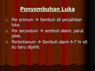 Luka & debridement trauma plus | PPTX