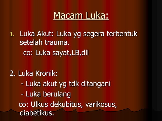 Luka & debridement trauma plus | PPTX
