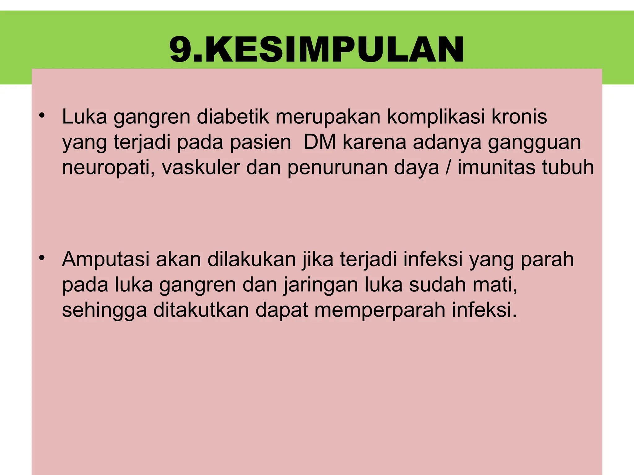 penyuluhan mengenai luka gangren DM | PPT