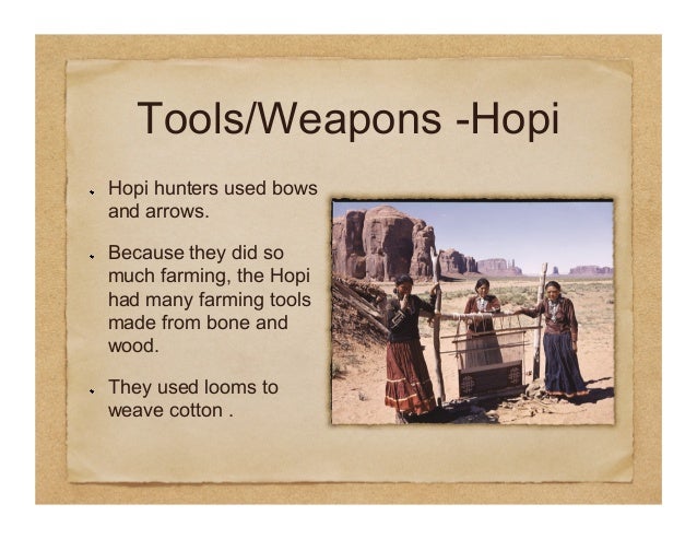 Hopi Weapons And Tools
