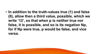 Lukasiewicz logic | PPTX