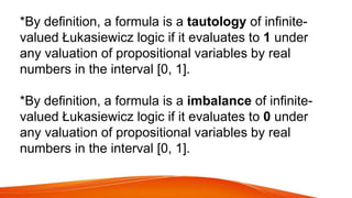 Lukasiewicz logic | PPTX