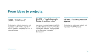 Big data approaches to estimate the impact of EU funding | PPT