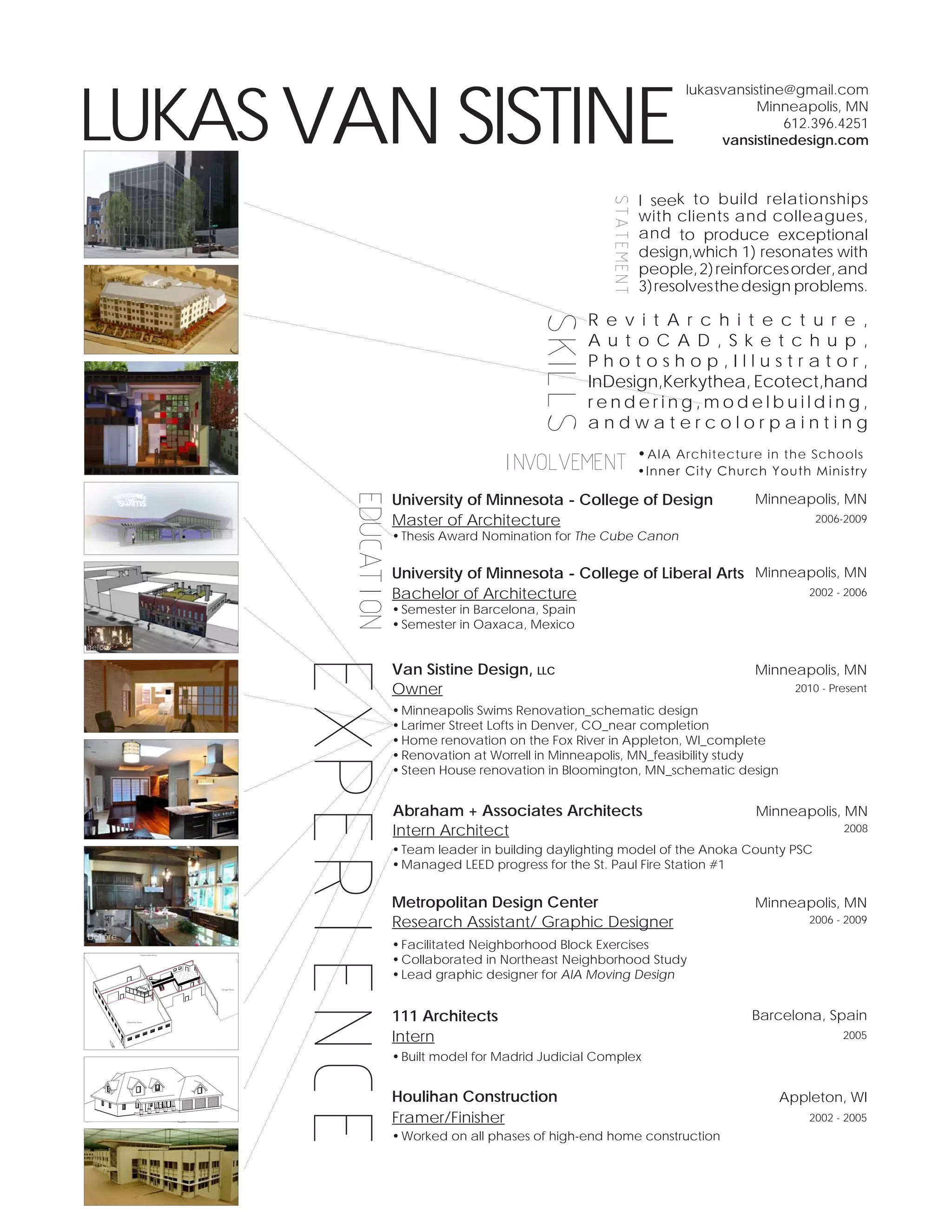 Lukas Van Sistine Resume 022912 | PDF