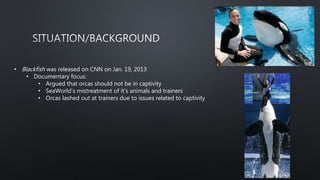 SeaWorld's Response to Blackfish | PPTX