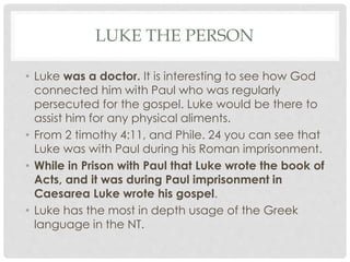 Luke | PPTX