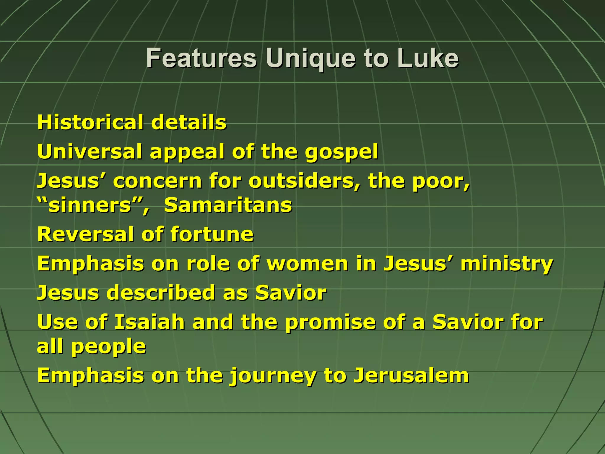 The Book of Luke | PPT