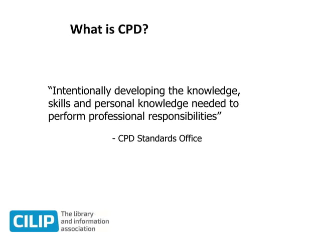 Harnessing cpd a road map for the future by Luke Stevens | PPT