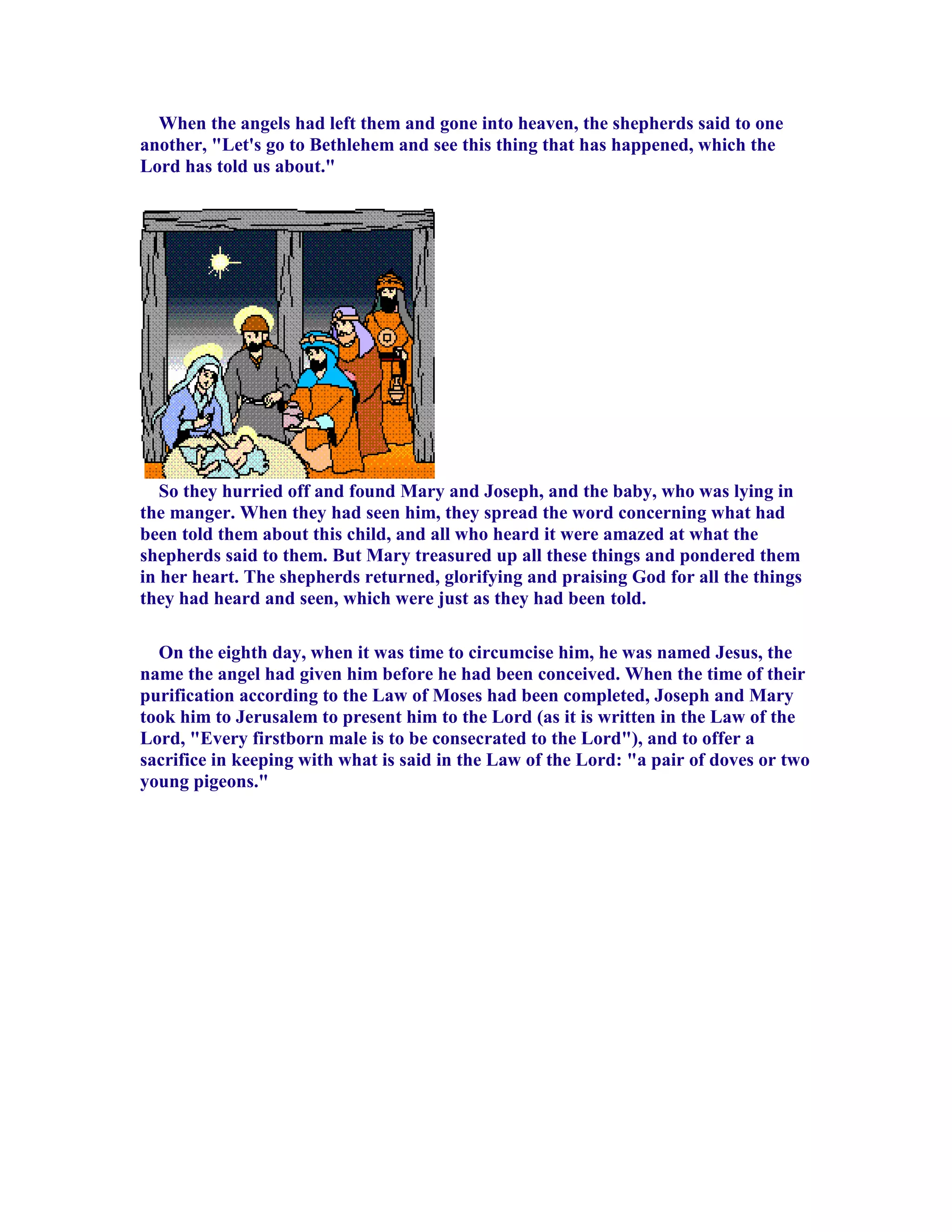 Luke the christmas story | DOCX