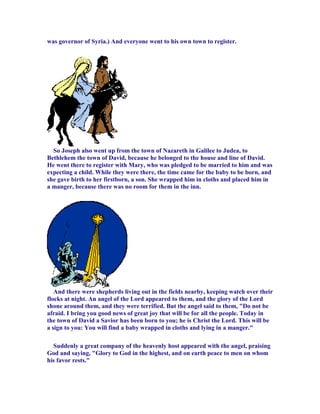 Luke the christmas story | DOCX