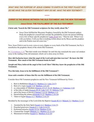Luke 1 1 4 42.3 mms 03 06 2012 jesus in the old testment | PDF