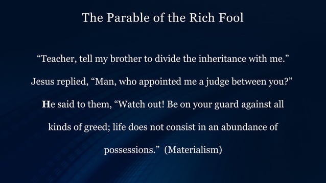 Luke 12 bigger barns (2) | PDF | Christianity | Religion & Spirituality