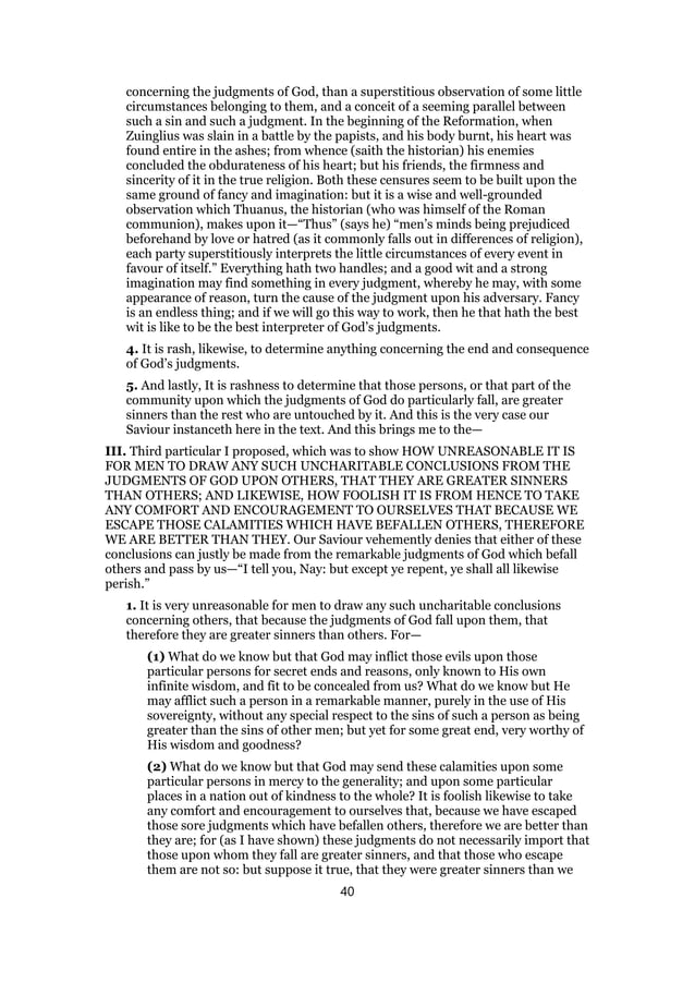 Luke 13 commentary | PDF