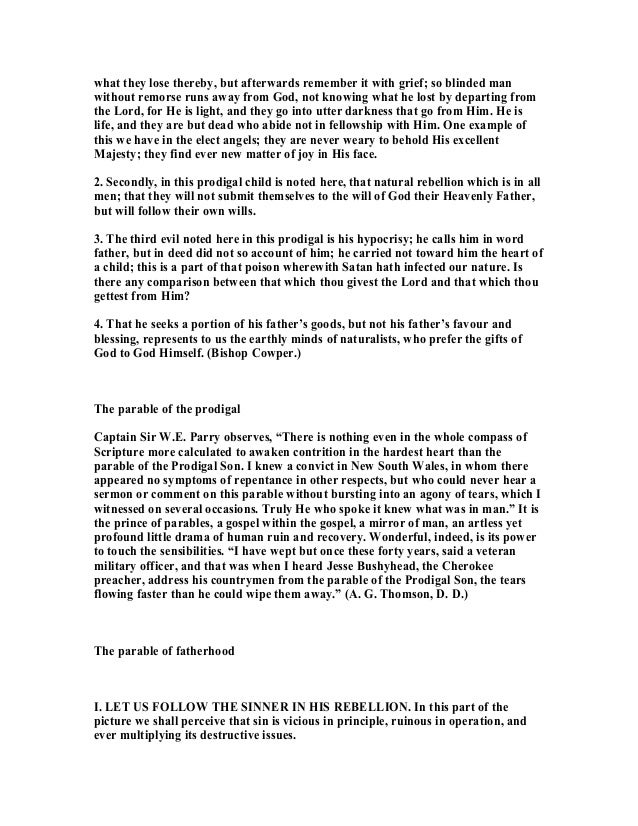 Luke 15 11 32 Commentary Luke 15 11 32 Commentary