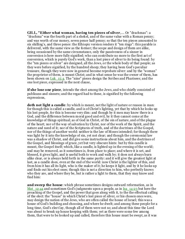 Luke 15 8 10 Commentary Luke 15 8 10 Commentary