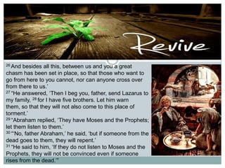 Luke 16 rich man and lazarus | PPTX