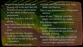 Passion Sunday - Gospel - Luke 23:1–56 (NRSVCE) | PPSX