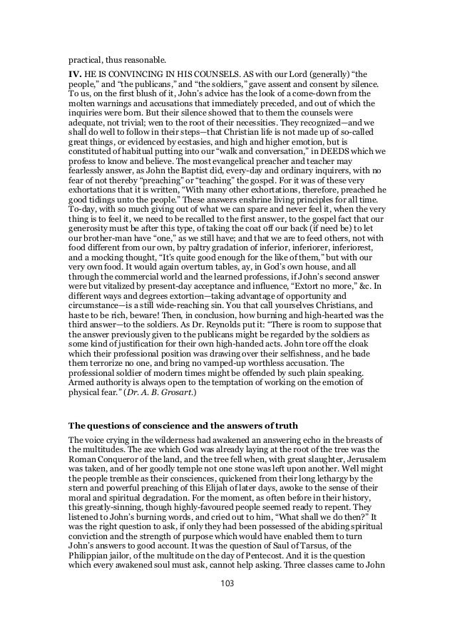 Luke 3 Commentary Luke 3 Commentary