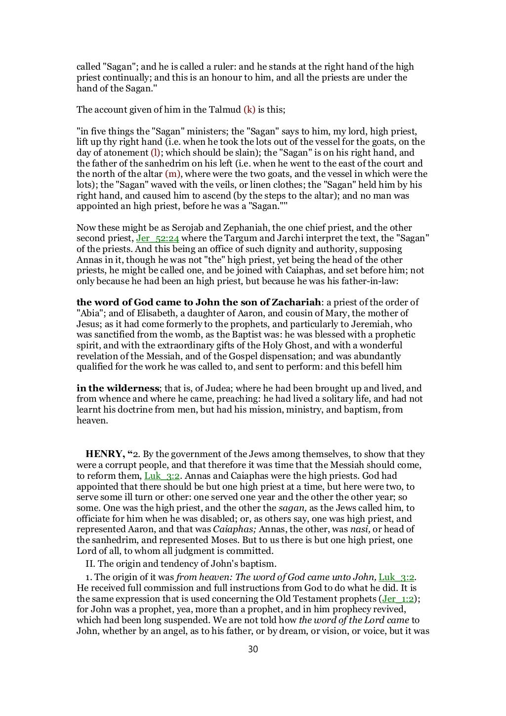 Luke 3 Commentary Luke 3 Commentary